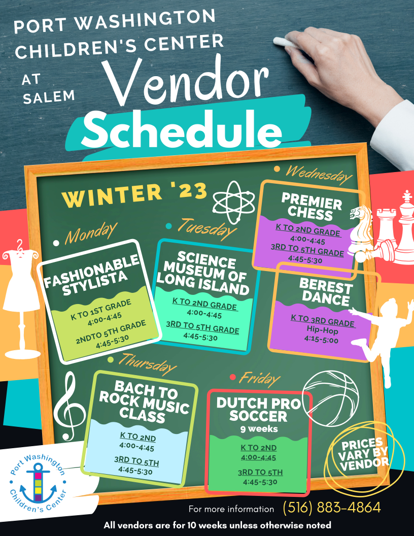 LEARNING – Port Washington Children's Center